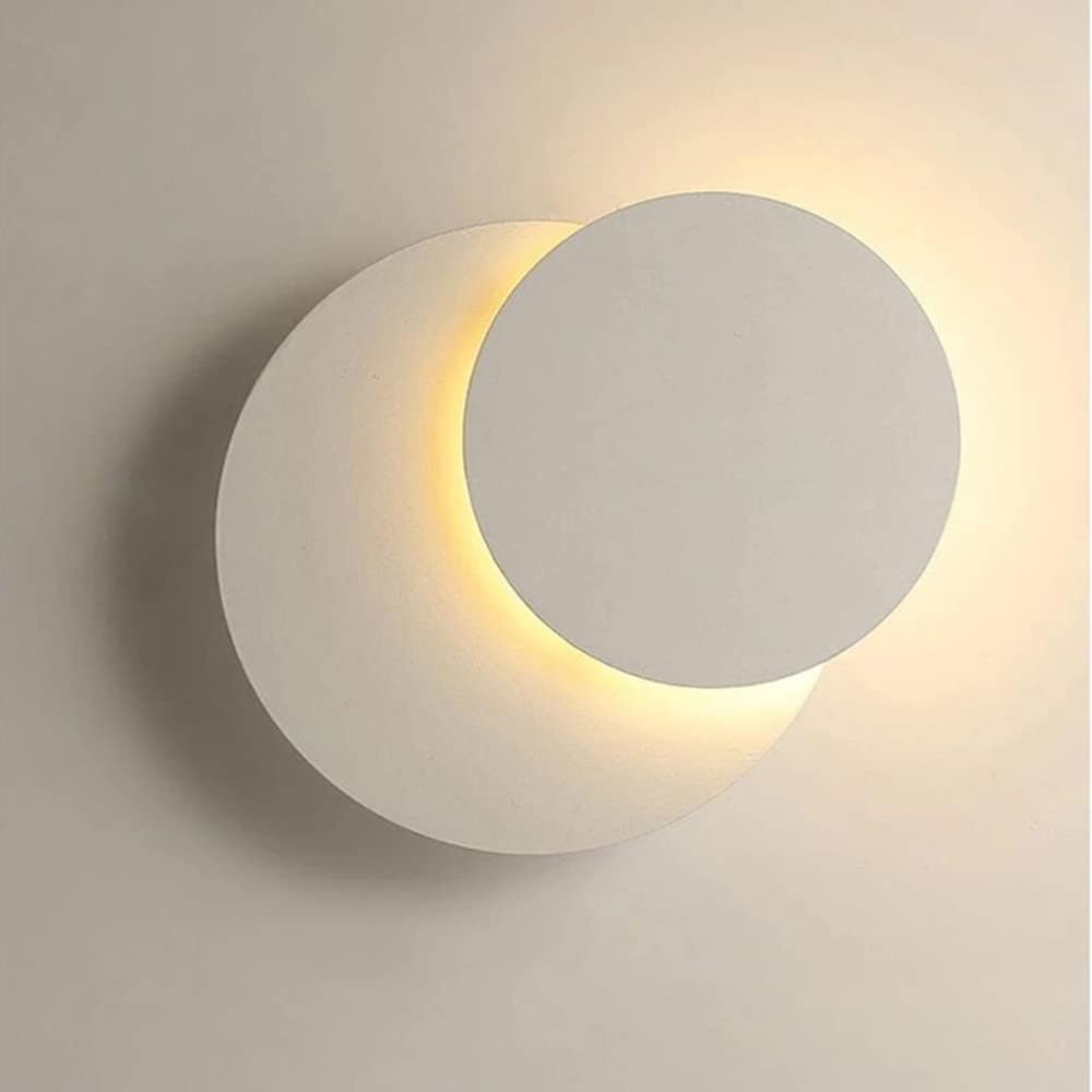TLGREEN Lot de 2 Applique Murale, 9W Lampe Murale en Plâtre, Carré ...