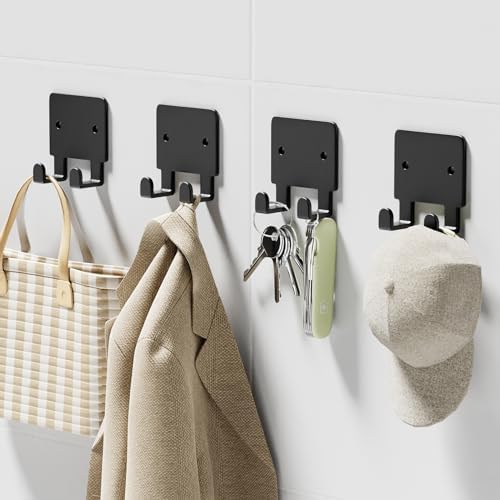 Amazon.com: FBUKE Key Holder Wall Mount, Coat Rack Wall Mount, Hooks ...