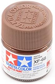 Tamiya Acrylic Mini XF-68 XF68 NATO Brown : Amazon.co.uk: Home & Kitchen