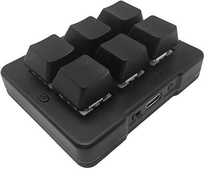 Amazon.com: EHOLY USB Mechanical Gaming Keyboard 3 Key Mini Keypad ...