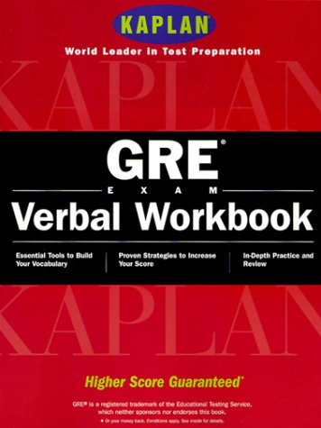 Kaplan GRE Exam Verbal Workbook: Kaplan: 9780684868950: Amazon.com: Books