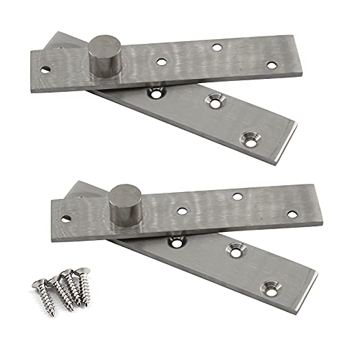 150mm Door Pivot Hinge Stainless Steel Up Down Shaft Hinge (2 Pieces ...
