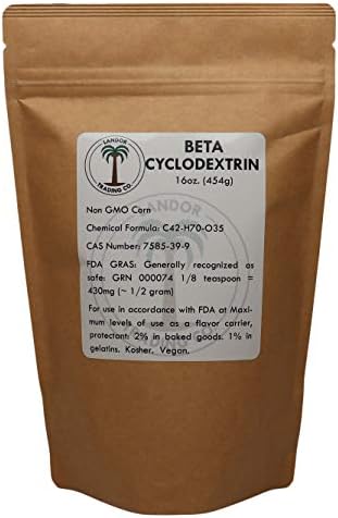 Amazon.com: Beta ciclodextrina - Grado alimenticio 16 onzas (16.01 oz ...