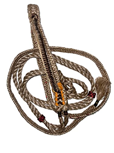 Bull Rope 9/9 Right-Hand Lace Full Leather- Length with Knot 14 Feet ...