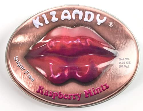 Amazon.com : Kizandy Sugar Free Mints, Raspberry, 10.5 Gram : Candy ...
