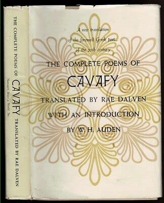 Rare THE COMPLETE POEMS OF CAVAFY Dalven, Rae (translator and Notes ...