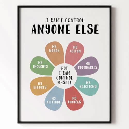 Amazon.com: I Can'T Control Anyone, But I Can Control Myself Art Print ...