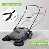 Amazon.com: Walk-Behind Hand Push Floor Sweeper, 25.6" Sweeping Width ...