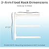 Amazon.com: Hanging Pool Float Storage Rack - Convenient Holder by ...