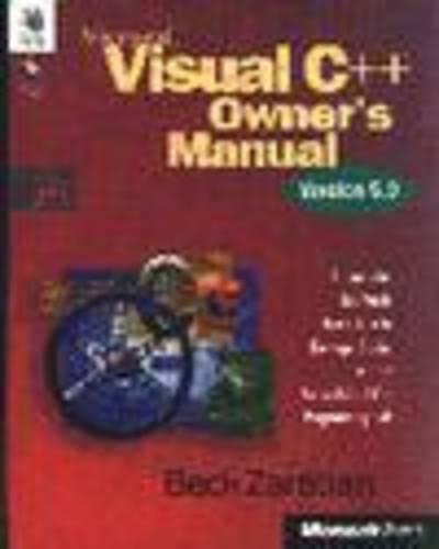 Microsoft Visual C Programmers Guide Microsoft Programming Series Zaratian B