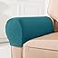 NEKOSUKI Arm Rest Covers, Set of 2 Stretch Diamond Pattern Armchair ...