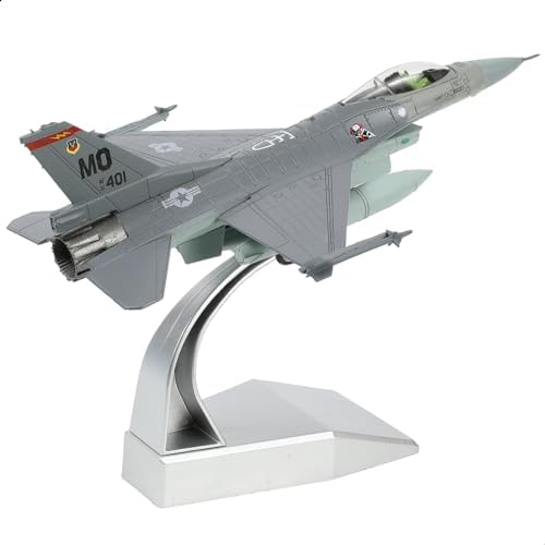 Amazon.com: NUOTIE 1/100 F-16C Fighting Falcon Fighter Model Metal ...