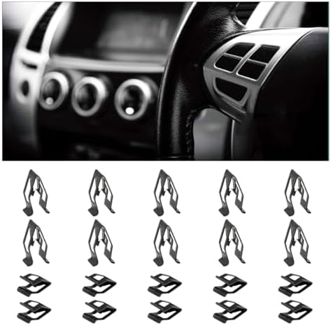 Amazon.com: 20PCS Car Metal Retainer Clips, Front Console Dashboard ...