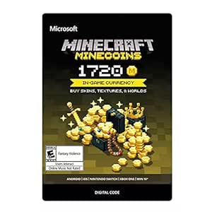 Minecraft Minecoin Pack-1720 Coins Gift Code : Amazon.in: Video Games