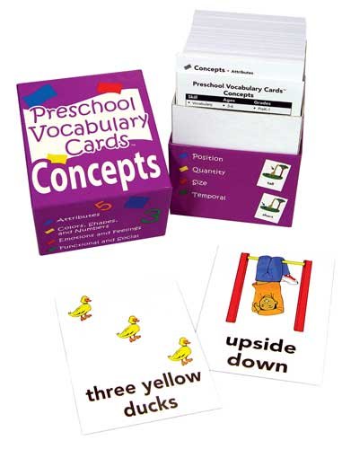 Preschool Vocabulary Cards Concepts: LinguiSystems: Amazon.com: Books