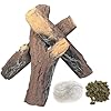 Amazon.com: MrGas 3 Pcs Ceramic Fireplace Logs, Decoration Gas Log for ...