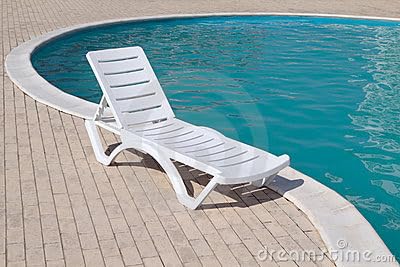 Poolbuddy Plastic Swimming Pool Sun Lounger in White Colour. : Amazon ...