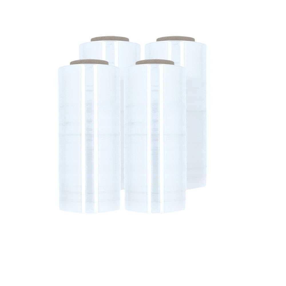 PSBM Hand Stretch Wrap, 4 Rolls, 12 Inch x 1476 Feet,70 Gauge Eq, Ultra ...