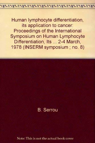 Buy Human Lymphocyte Differentiation: Its Application to Cancer Book ...