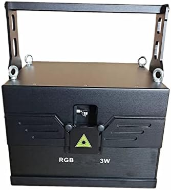 Amazon.com: JUNMAN 3W RGB Full Color Animation Stage Effect Light DJ ...