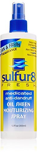 Amazon.com : Sulfur8 Fresh Oil Sheen Moisturizing Spray, 12 Ounce by ...