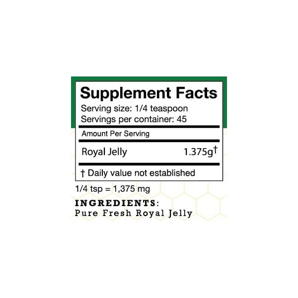 Stakich Fresh Royal Jelly - Pure, All Natural - No Additives/Flavors ...