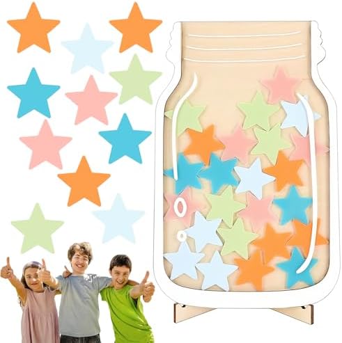 Reward Jar with Star Tokens, Reward Charts for Children Behaviour Potty ...