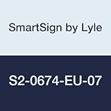 ・ブランド:SmartSign・製造元:Lyle Signs, Inc.・モデル:S2-0674-EU-07・製造元/メーカー部品番号:S2-0674-EU-07・丈夫なビニール。 厚さ4ミルのビニール製で、粘着性のある裏地が付いています。...