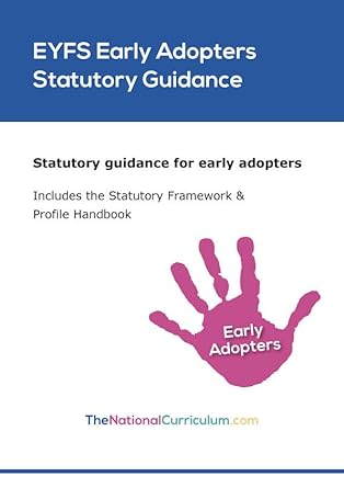 EYFS Early Adopters Statutory Guidance: Amazon.co.uk: Shurville ...