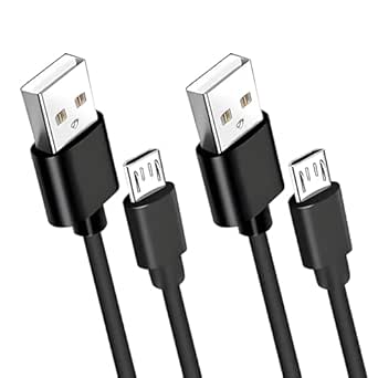 Amazon.com: 2-Pack 5 Ft Micro USB Power Cable Fit for Amazon Fire TV ...