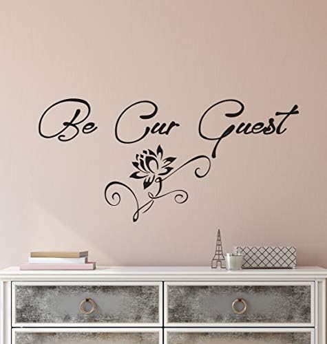 Amazon.com: Be Our Guest Decal for Wall Door Living Room Guest Room ...