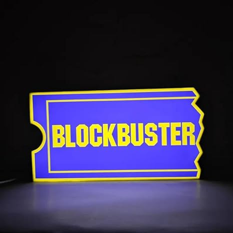 Amazon.com: NEONSIGN Blockbuster Logo LED Neon Sign for Gamer Room ...