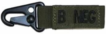 Amazon.com: "B Negative" Blood Type Molle System Ready Key Chain (Olive ...