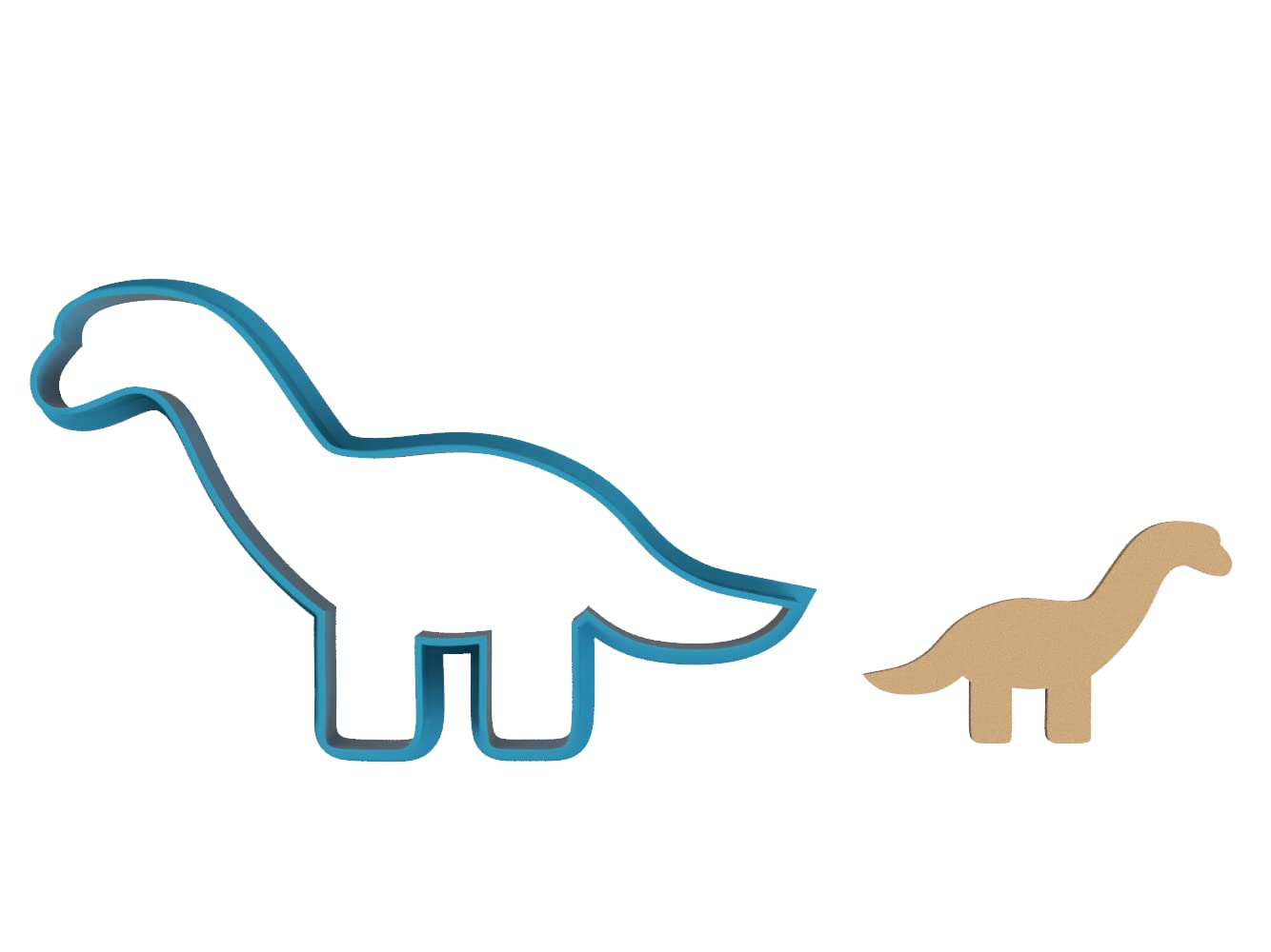 Brachiosaurus Outline
