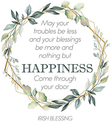 Amazon.com: H+CO Inspired Irish Blessing Wall Art Decor Print, May Your ...