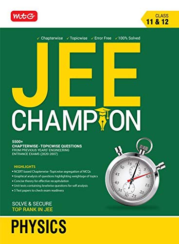 Buy JEE Champion Physics Book Online at Low Prices in India | JEE ...