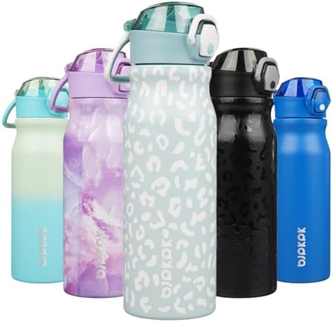 Amazon.com: BJPKPK Water Bottle with Straw 25oz Insulated Water Bottles ...