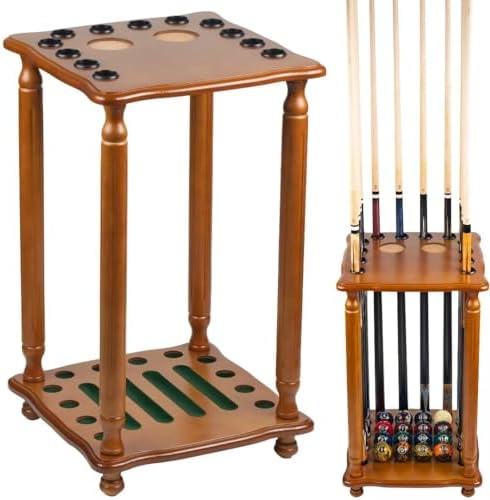 Amazon.com: Collapsar Pool Stick Holder Floor Stand,Pool Cue Rack Holds ...