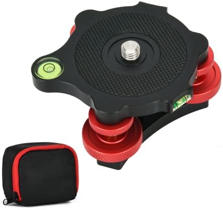 Amazon.com : CAVIX Camera Leveler Tripod Leveling Base Tri-Wheel Head ...