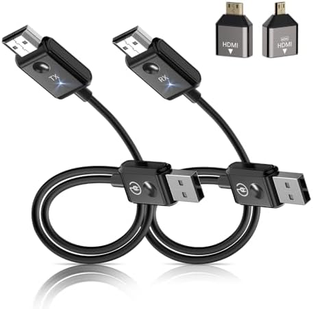 TIMBOOTECH Wireless HDMI Transmitter and Receiver 4K, 5G HDMI Extender ...