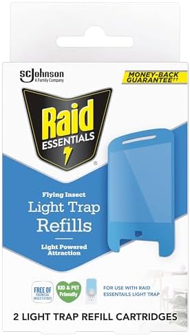 Amazon.com: Raid Essentials Flying Insect Light Trap Starter Kit, 1 ...
