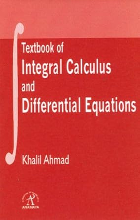 Buy Textbook of Integral Calculus and Differential Equations Book ...