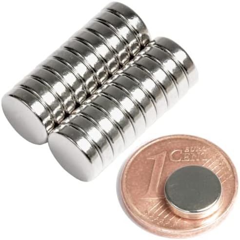 Neodym Magnet Mini 8x2mm Für Magnettafel Pinnwand Kühlschrank Starker ...