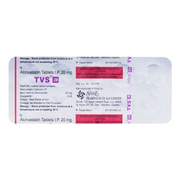Tvs-20 - Strip of 10 Tablets : Amazon.in: Health & Personal Care
