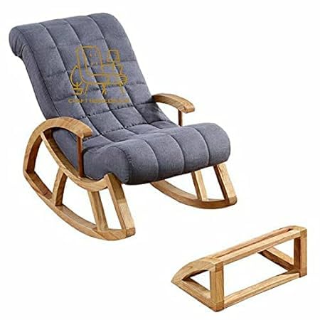 Craft Decor Ergonomic Rocking Chair, Relaxing Chair for Home, Rocking ...