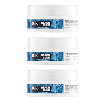 Amazon.com: IGK Beach Club Soft Styling Paste 3-Pack – Flexible Hold ...