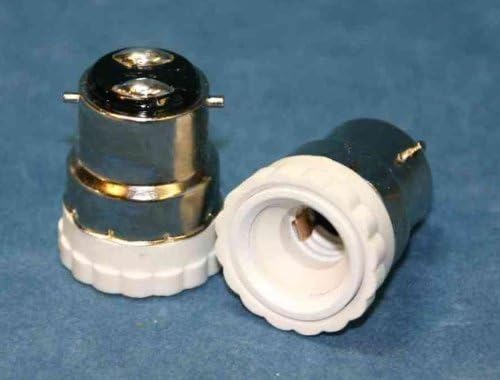 Amazon | 口金変換 アダプタ B22 を E12 へ （＋20mm）【全数を日本で検品】 | ZeroNoise | 口金変換アダプタ 通販