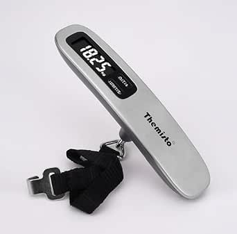 Themisto TH-WS10 Digital Luggage Scale with Target Value Setting (50kg ...