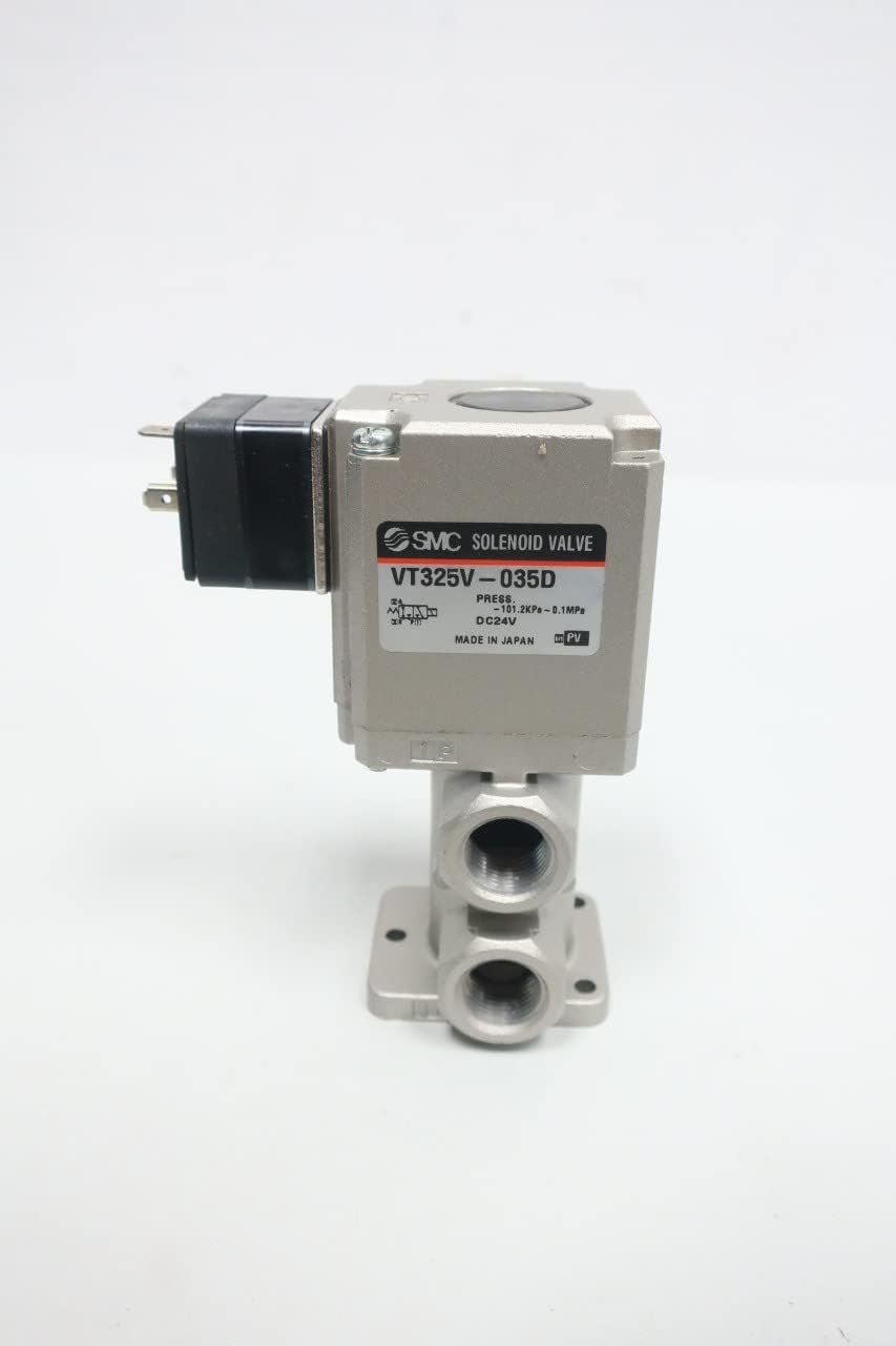 Amazon.com: SMC VT325V-035D PNEUMATIC SOLENOID VALVE 24V-DC 0.1MPA 3 ...