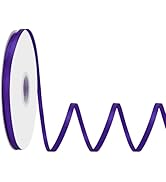 Amazon.com: LoomJoyz Double Faced White Satin Ribbon 1-1/2 Inch × 100 ...